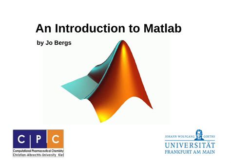 pdf an introduction to matlab uni duesseldorf decpclab uni duesseldorf de presentation