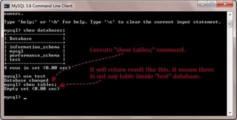 mysql creating data tables to use in selenium webdriver test