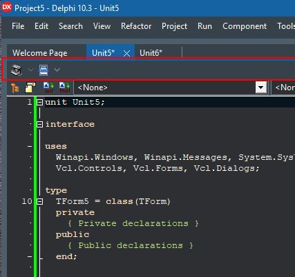 10 3 How To Hide Procedure List ToolBar In Editor Delphi IDE And APIs