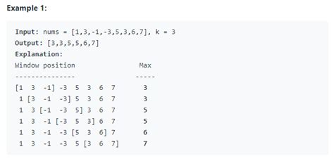 [leetcode][hard] 239 sliding window maximum