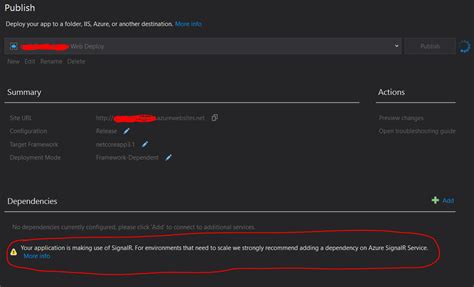 Why Is Azure SignalR Service Recommended When Deploying A Blazor Server