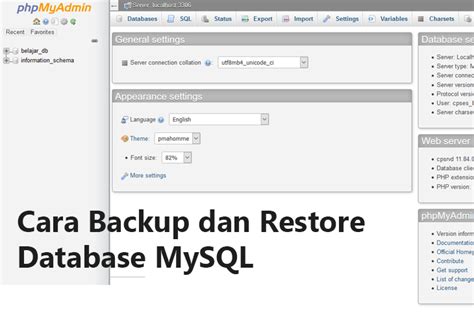 Cara Backup Dan Restore Database MySQL EPlusGo