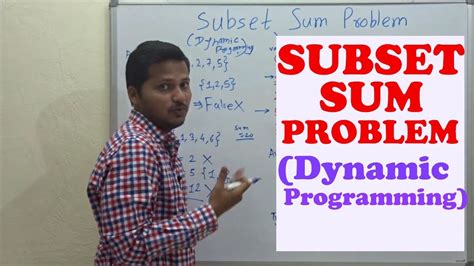 subset sum problem dynamic programming youtube