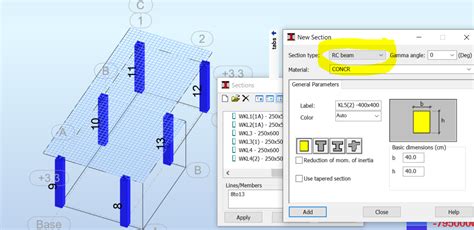 errors reported while concrete member required reinforcement calculation in robot structural