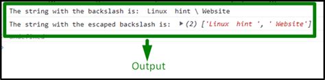JavaScript Escape Backslash Linux Consultant