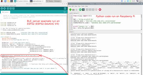 hello raspberry pi python on raspberry pi to read esp32 ble server using bluepy