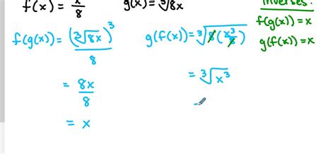 solved in exercises 23 34 show that f and g are inverse functions a algebraically and b