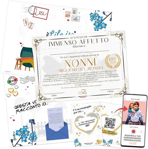 Certificato Regalo Nonni Pergamena Originale Con Gratta E Vinci