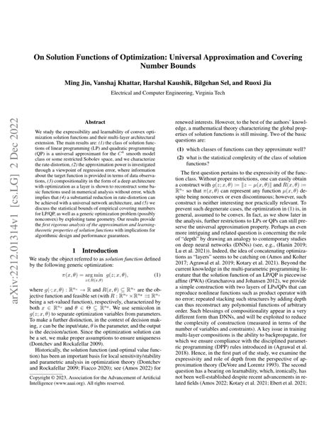 pdf on solution functions of optimization universal approximation and covering number bounds