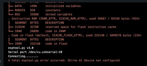 A Fatal Esptool Py Error Occurred Failed To Connect To