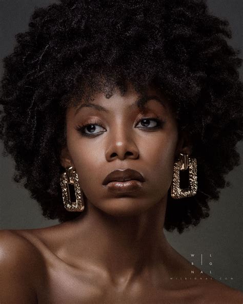 Natural Beauty Hair And Skin Portrait