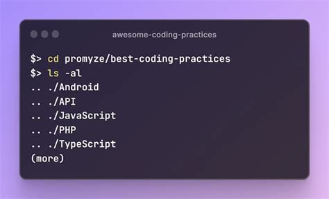 github promyze best coding practices this repo is a non exhaustive list of resources full
