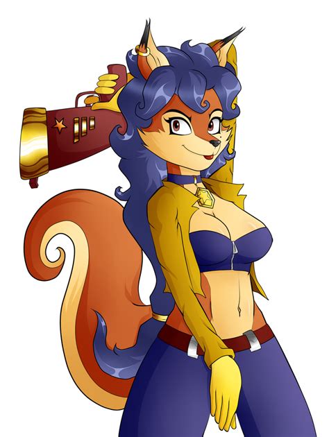 Carmelita Fox Render By Chrono The Hedgehog On Deviantart