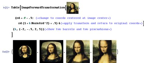 Image Processing Formulas For Barrel Pincushion Distortion Stack