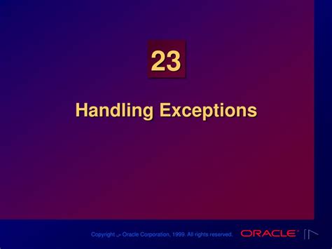 ppt handling exceptions powerpoint presentation free download id 4167978