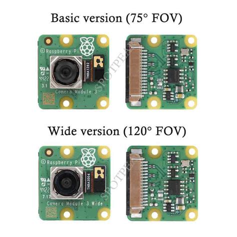 树莓派官方自动对焦摄像头Raspberry Pi Camera Module 3 1200万 IMX708 75 120 白天 夜视NoIR