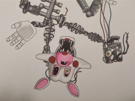 Fnaf 2 Mangle Hanging From Celing By Thateleanorperson On Deviantart