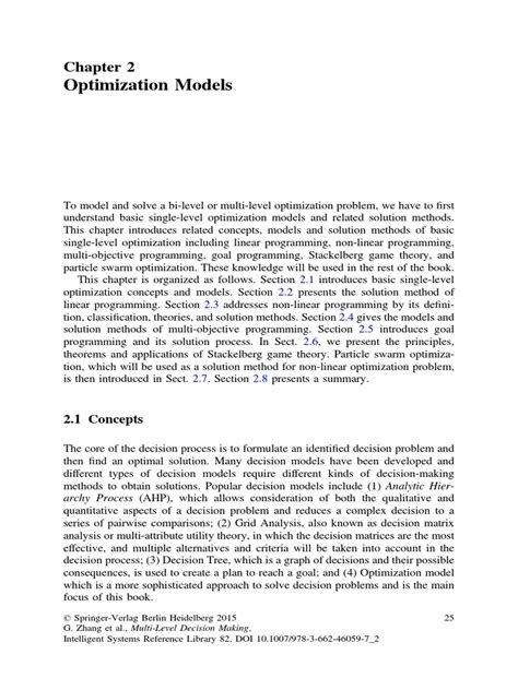 optimization models 2 1 concepts pdf mathematical optimization linear programming