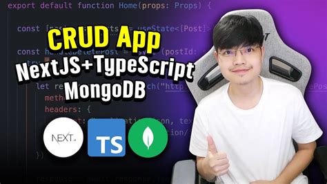 เรยนรการสราง CRUD App ดวย NextJS TypeScript MongoDB YouTube
