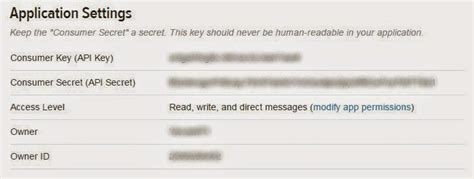 cara mendapatkan cs ck access token dan access token secret twitter ~ yoshidahonmachi yuno