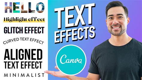 10 AMAZING CANVA TEXT EFFECTS To Level Up Your Designs Canva Tips