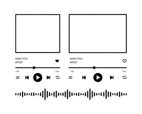 Play Pause Decal Buttons Player Buttons SVG Spotify Playlist Symbols