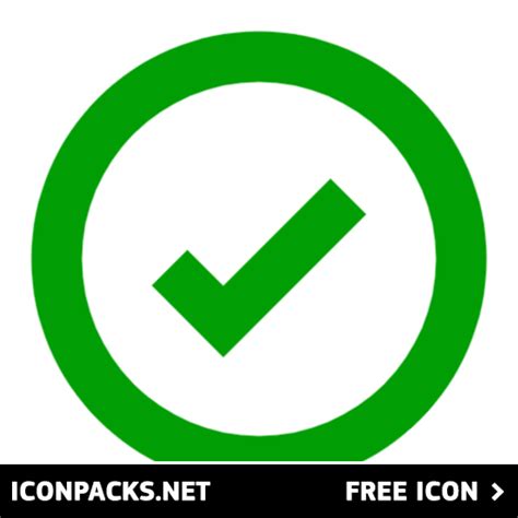 Green Check Mark Icon Png
