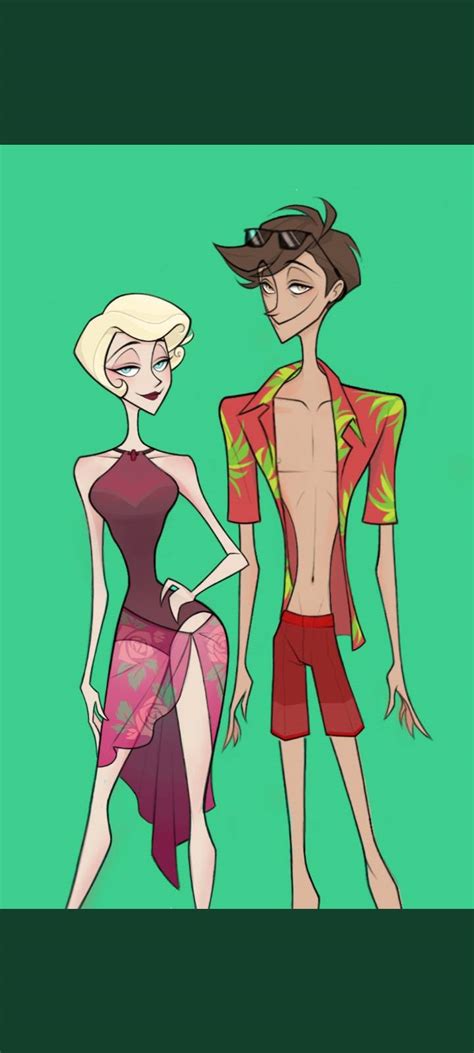 Human Alastor And Human Rosie By Emeraldshaver On Deviantart
