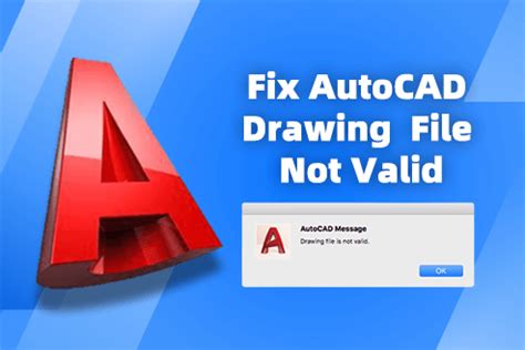 Solved How To Fix AutoCAD Drawing File Is Not Valid 2024