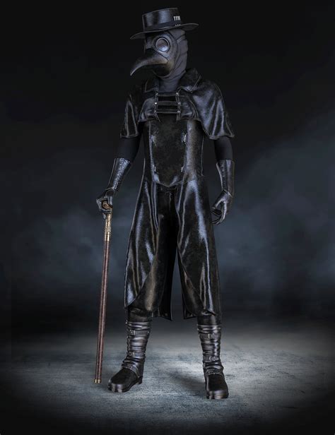 Halloween Plague Doctor Outfit Bundle Daz 3d