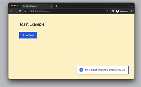 Displaying Toast Messages With Tailwind CSS Sling Academy