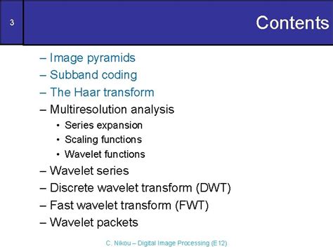Digital Image Processing Wavelets And Multiresolution Processing Background