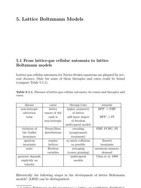 lattice gas cellular automata and lattice boltzmann models chapter6 pdf statistical