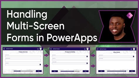 Create Multi Screen Forms In PowerApps YouTube