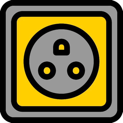 Power Socket Generic Outline Color Icon