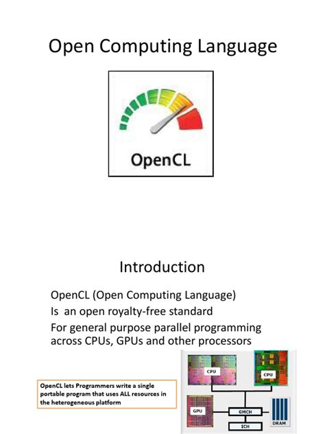 opencl guide pdf parallel computing thread computing