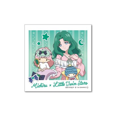 Mini Die Cut Sticker Michiru Kaiou X Little Twin Stars Sanrio X Pretty Guardian Sailor Moon