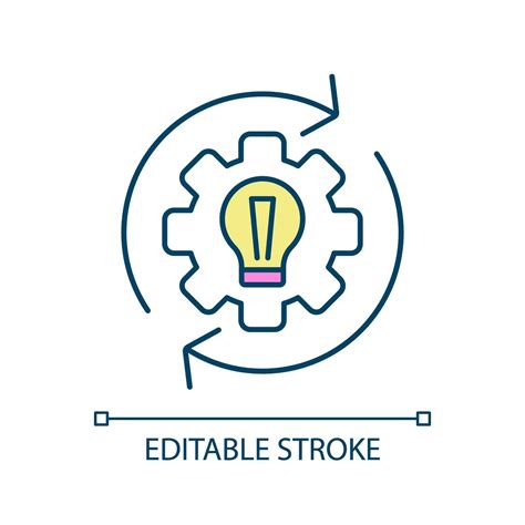 Creative Solution RGB Color Icon Problem Solving Generating Idea