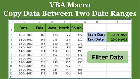 how to extract data between two dates in excel vba in hindi youtube