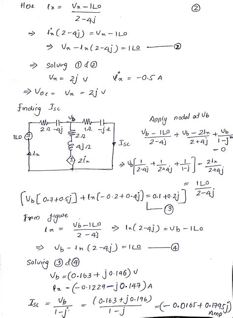 [solved] in the given circuit find the vth and rth values according course hero