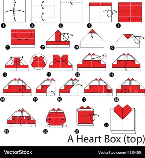 Origami Bild Origami Box With Heart