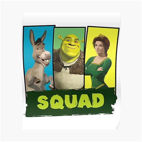 Sexy Shrek Shrek Meme Face Shrek Wazowski Poster By Ramelwoodsart Redbubble