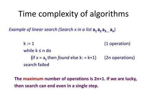 ppt 22c 19 discrete math algorithms and complexity powerpoint presentation id 1561089