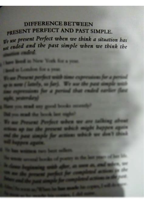 SOLUTION Difference Between Present Perfect And Past Simple Studypool
