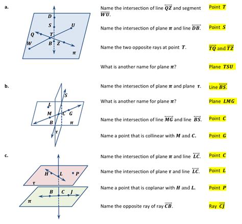 Lesson 1 2 Practice A Geometry Answers Lesson 4 1 Practice A