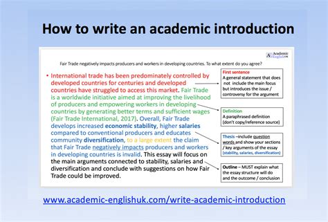 What Do You Write In A Introduction Paragraph How To Write A Strong