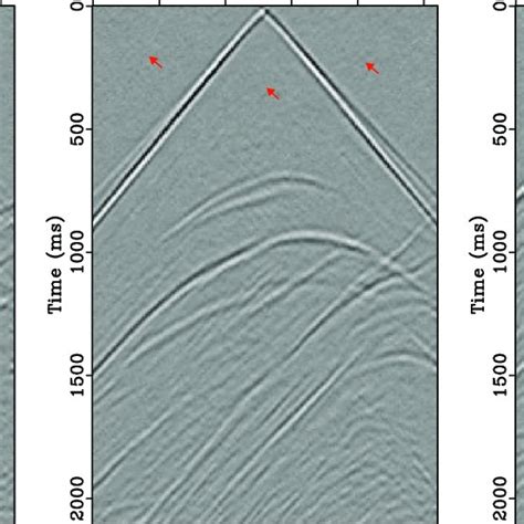 the synthetic multicomponent seismic data a x component data b download scientific