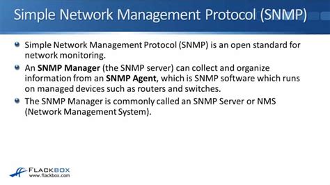 SNMP Simple Network Management Protocol FlackBox