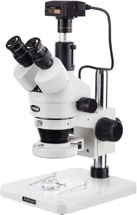 AmScope SM 1TSZ 144S 5M Microscopio estéreo trinocular digital