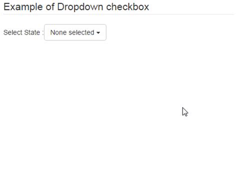 How To Create Multiselect Dropdown With Checkbox Using Bootstrap